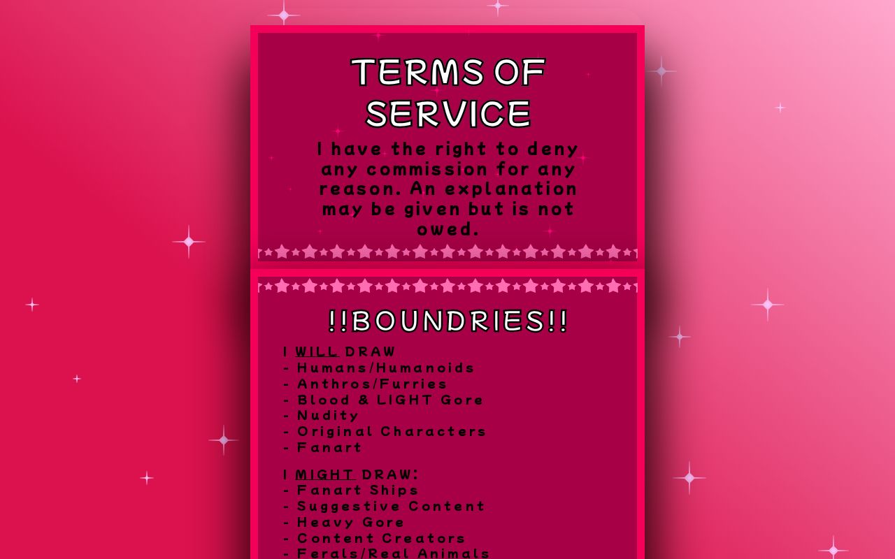 Lysia_Doodlez Commissions TOS